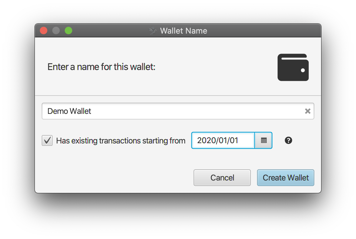 Connect to Bitcoin Core - Sparrow Wallet